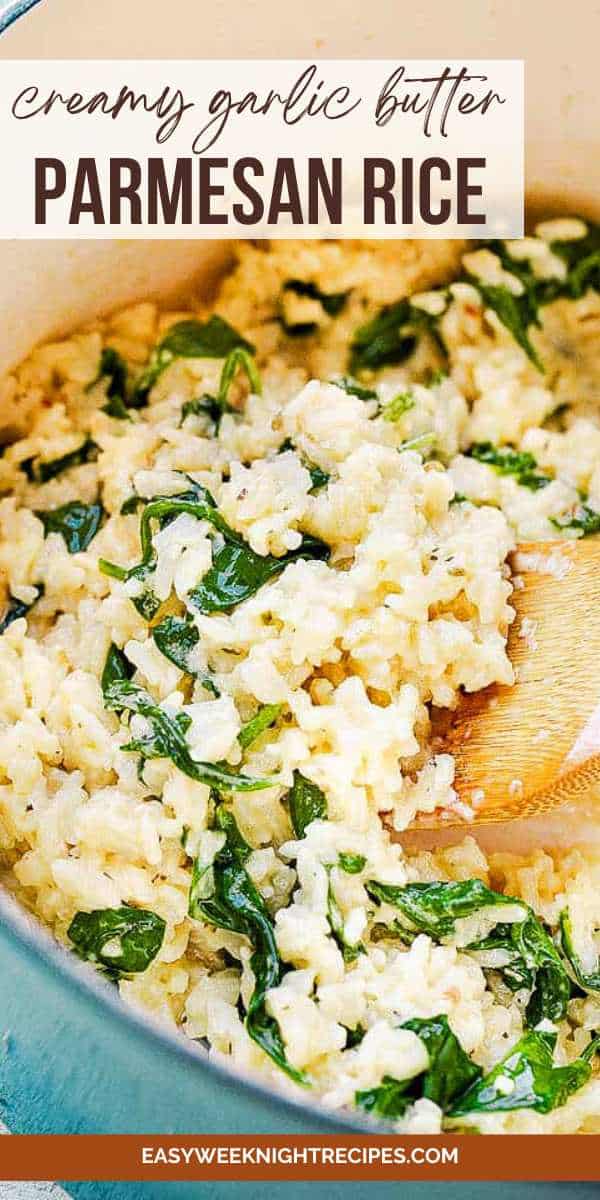 Garlic Butter Parmesan Rice | Easy Weeknight Recipes