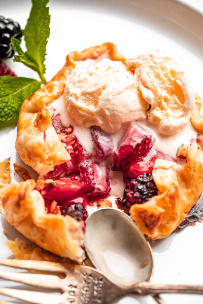 Mini Mixed Berry Galettes | Easy Weeknight Recipes