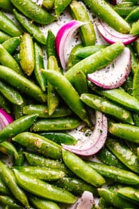 Roasted Sugar Snap Peas | Easy Weeknight Recipes
