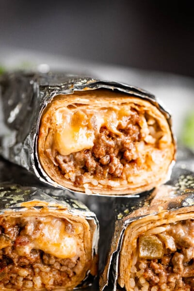 Beef & Bean Freezer Burritos | Easy Weeknight Recipes