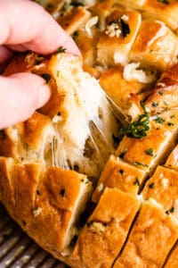 Cheesy Garlic Bread Recipe | Easy Pull-Apart Bread for the Holidays