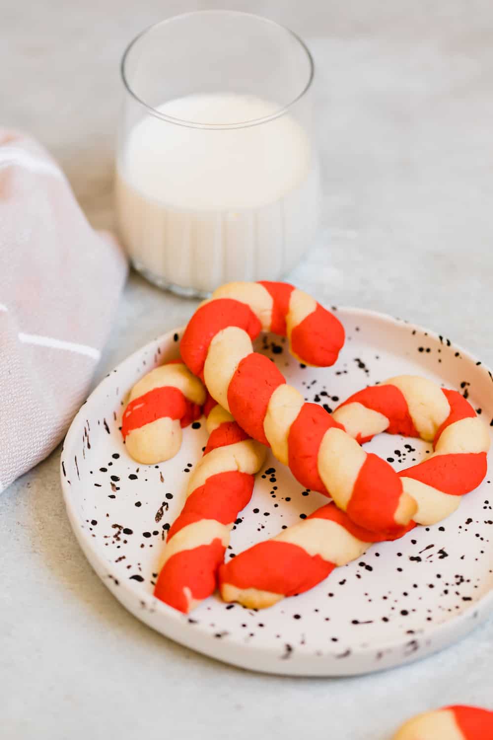 Candy Cane Cookies Recipe | Easy Peppermint Christmas Cookies