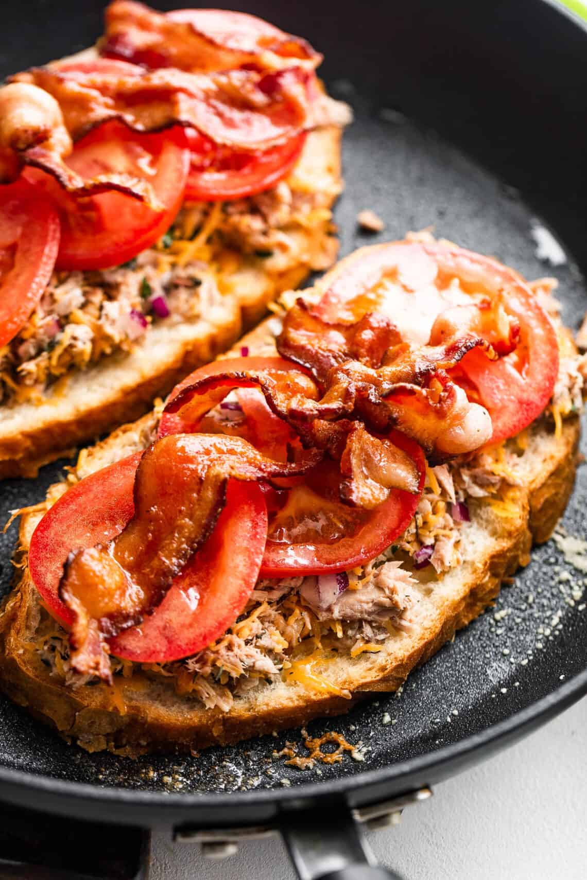 The Best Tuna Melt Sandwich | How to Make a Bacon Tuna Grilled Cheese