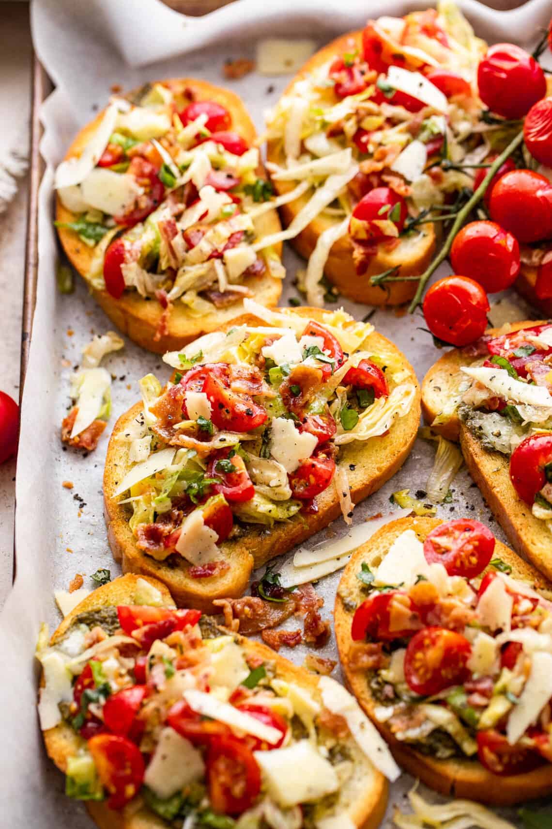 Bruschetta Bread BLT Style! | Easy Weeknight Recipes