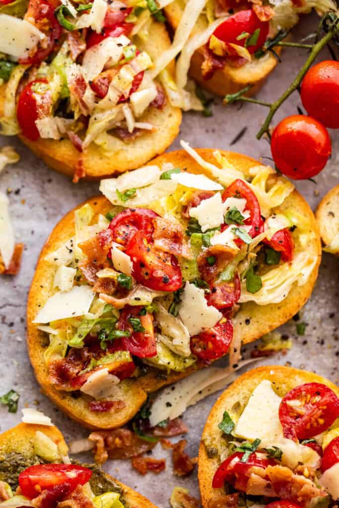 Bruschetta Bread BLT Style! | Easy Weeknight Recipes