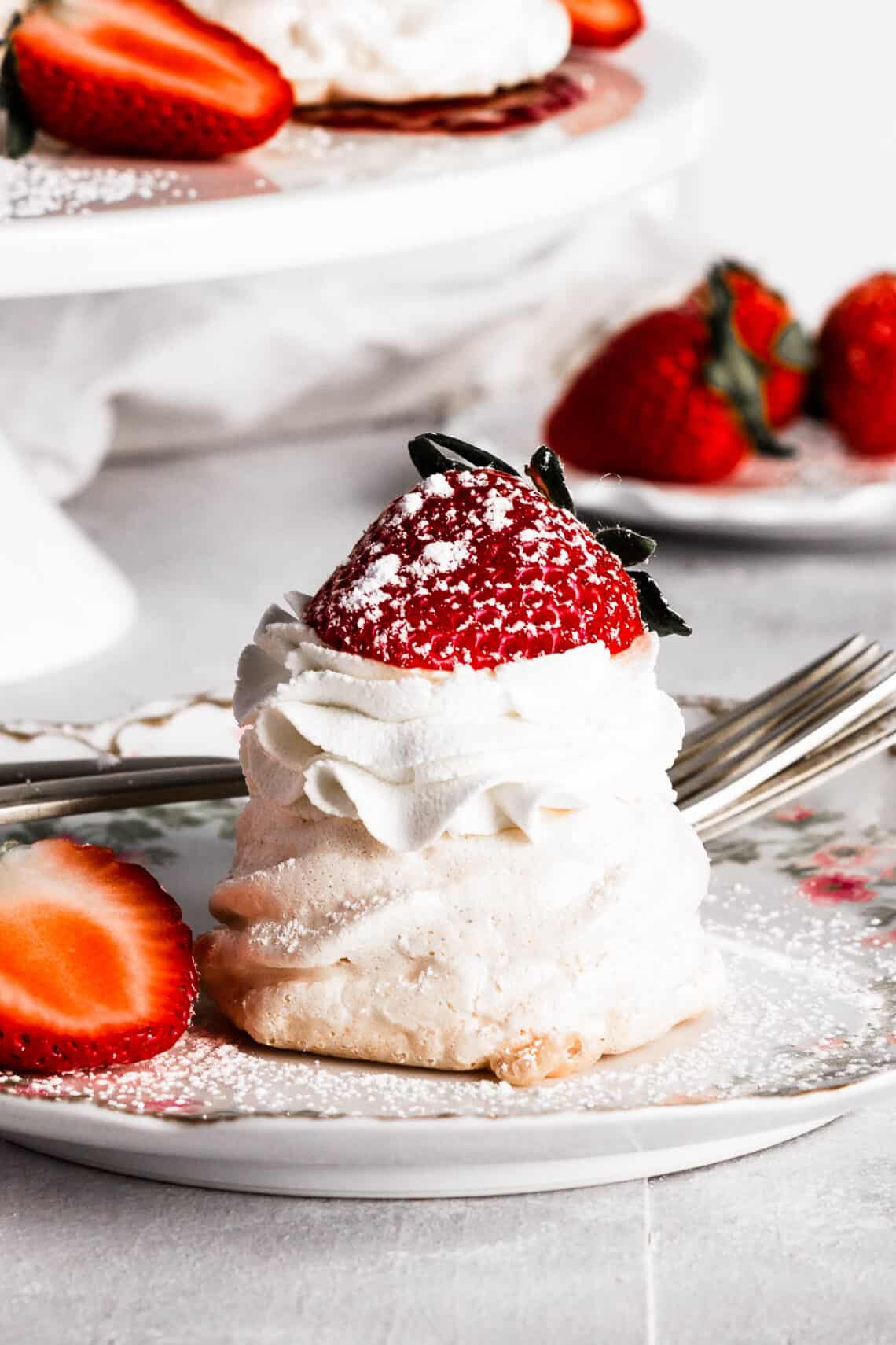 Mini Strawberry Pavlova Nests | Easy Weeknight Recipes