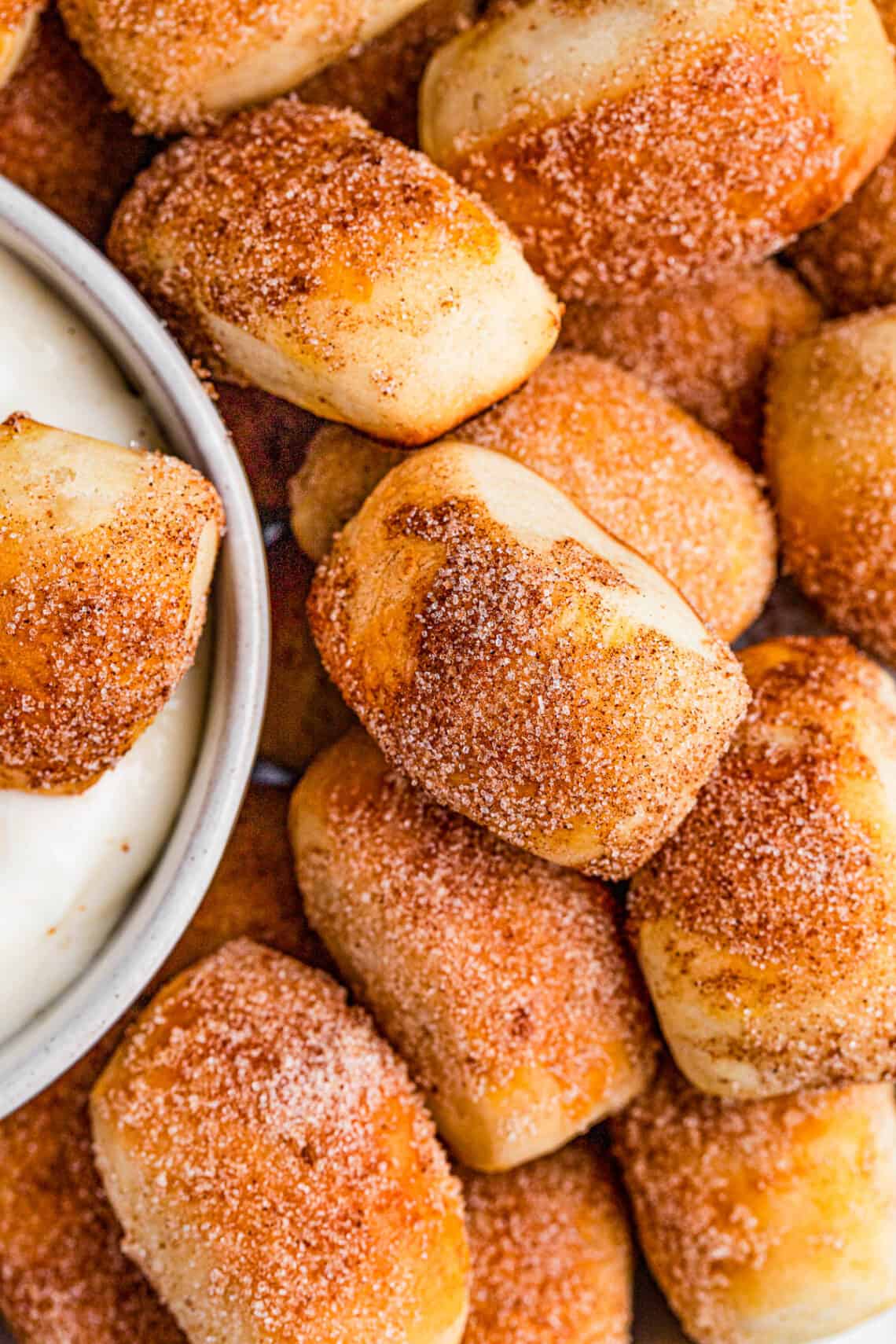 Homemade Cinnamon Sugar Pretzel Bites | Easy Weeknight Recipes