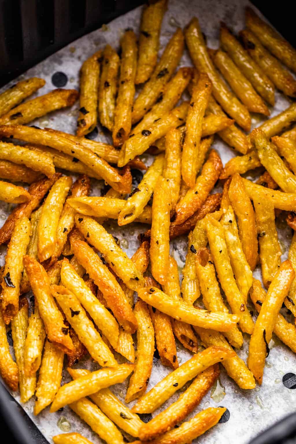 Crunchy Pasta Chips (Air Fryer or Oven!) | Easy Weeknight Recipes