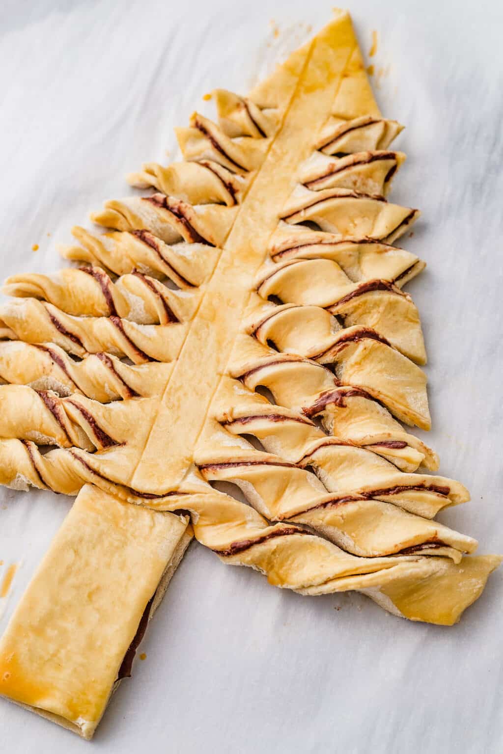 Nutella Puff Pastry Christmas Tree | Easy Weeknight Recipes
