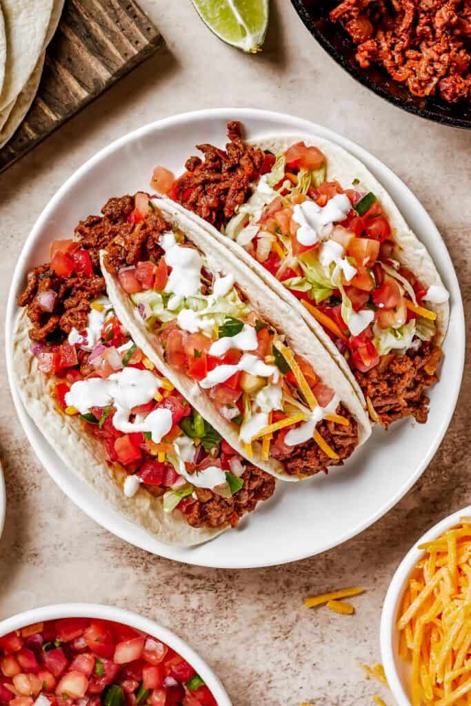 Easy Ground Beef Tacos | Easy Weeknight Recipes
