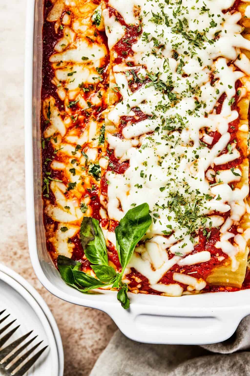 The Best Cheese Manicotti | Easy Weeknight Recipes