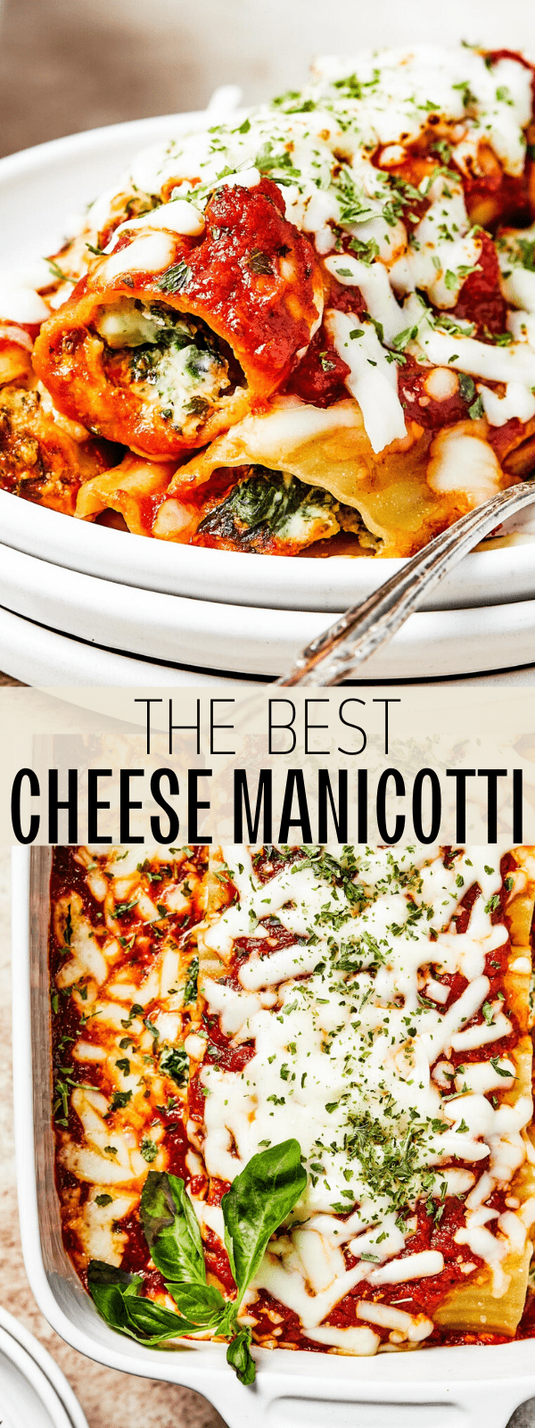 The Best Cheese Manicotti | Easy Weeknight Recipes