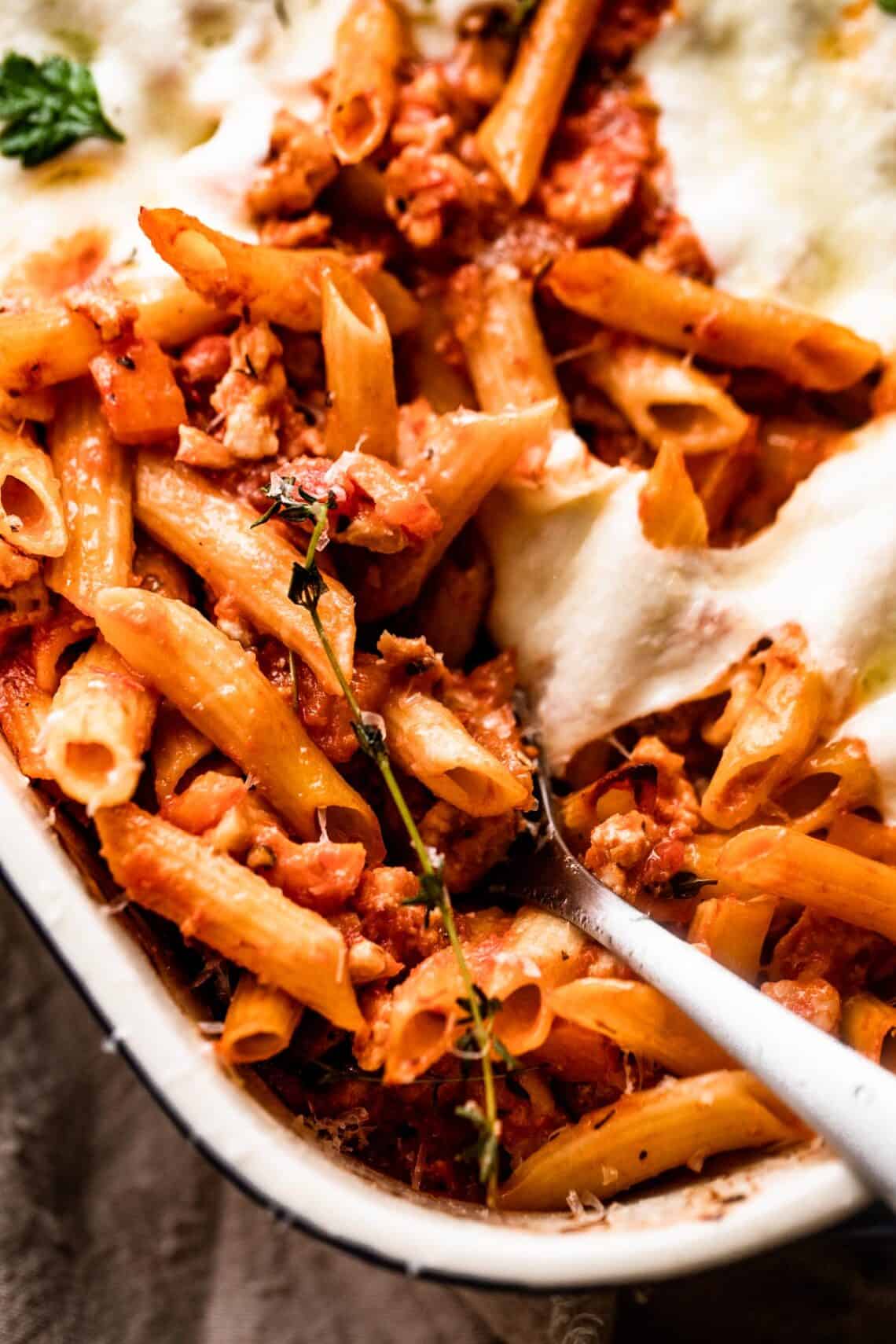 Baked Penne alla Vodka | Easy Weeknight Recipes