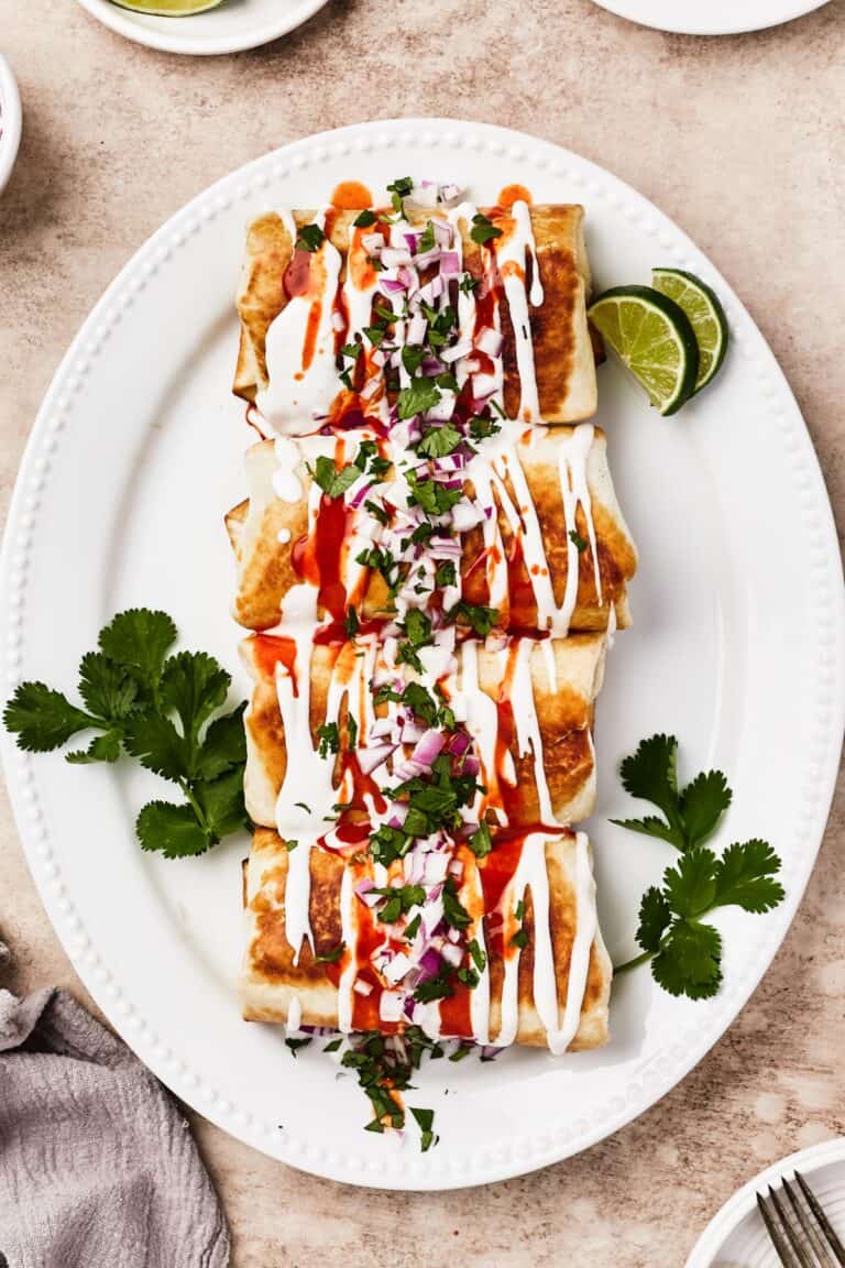 Homemade Chicken Chimichangas | Easy Weeknight Recipes