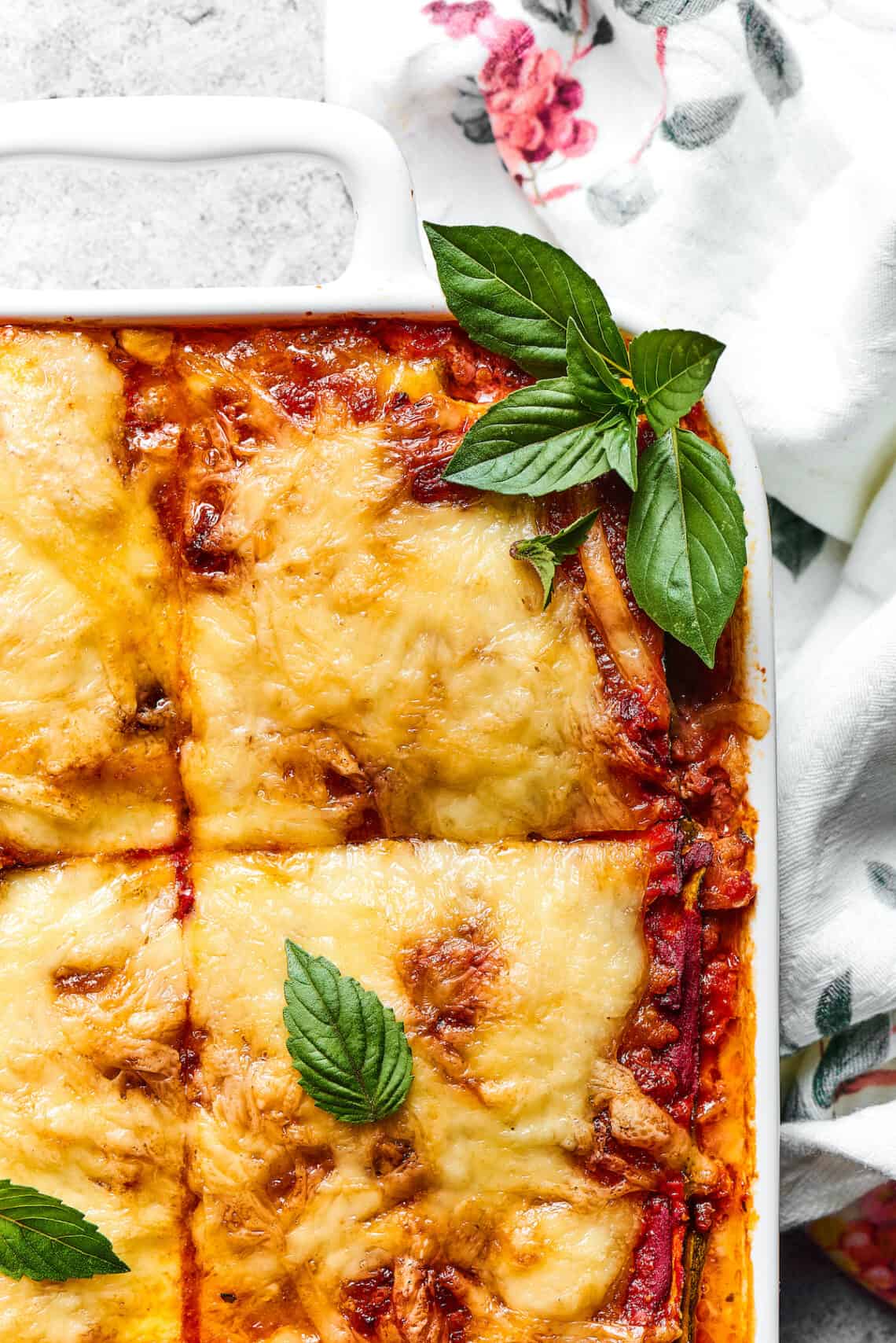 Zucchini Lasagna (Not Watery!) | Easy Weeknight Recipes