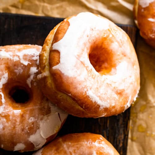 Baked Apple Cider Doughnuts with Maple Glaze - Easy Weeknight Recipes