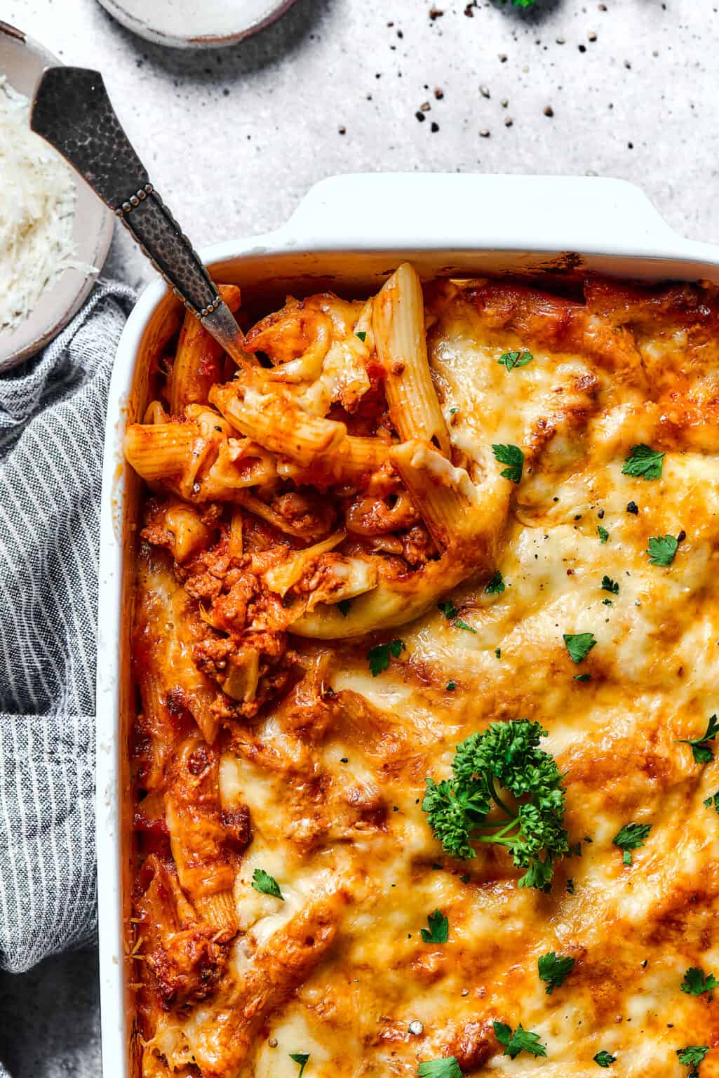Baked Mostaccioli | Easy Weeknight Recipes