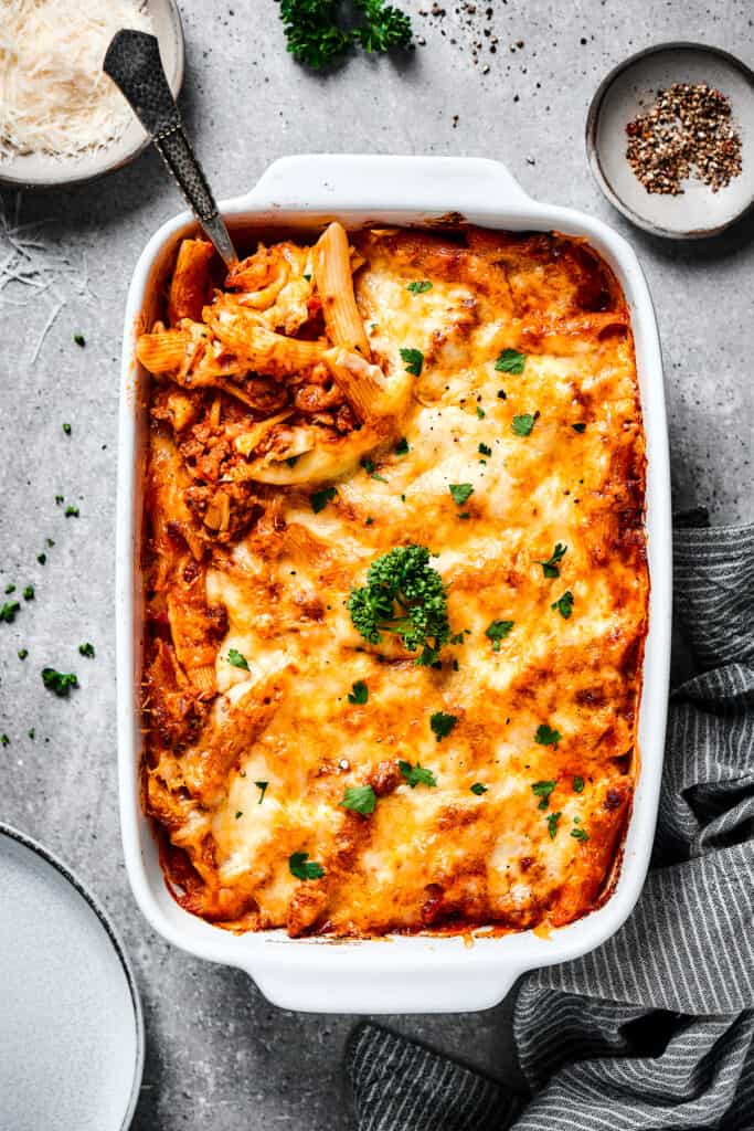Baked Mostaccioli | Easy Weeknight Recipes