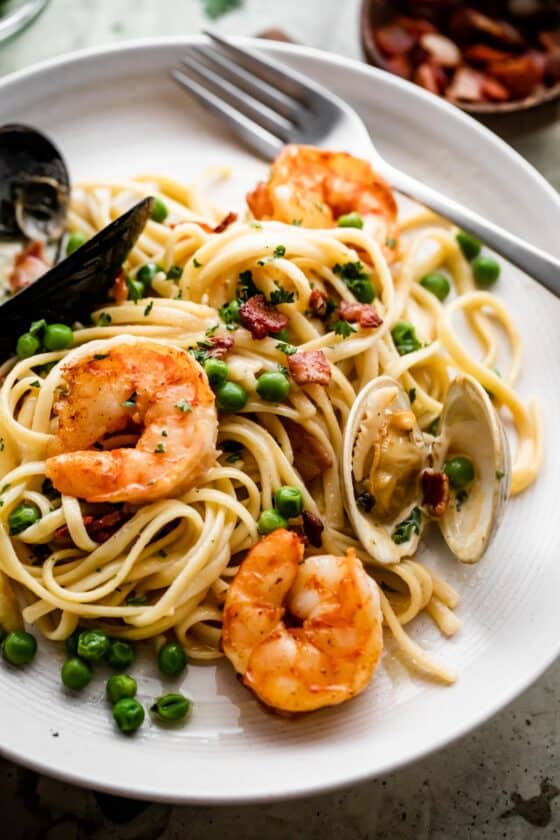 Creamy Seafood Pasta - Easy Weeknight Recipes
