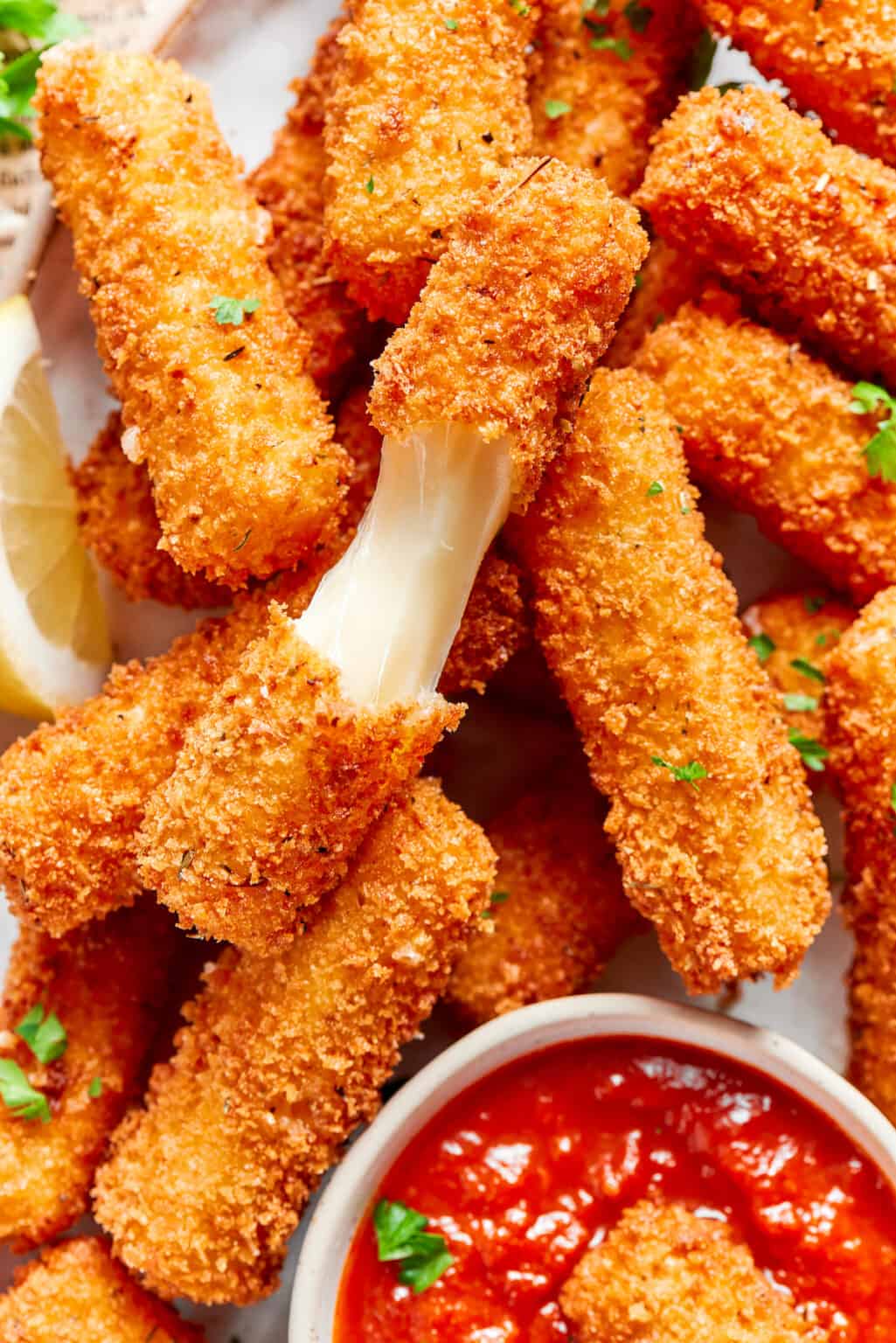 Homemade Mozzarella Sticks