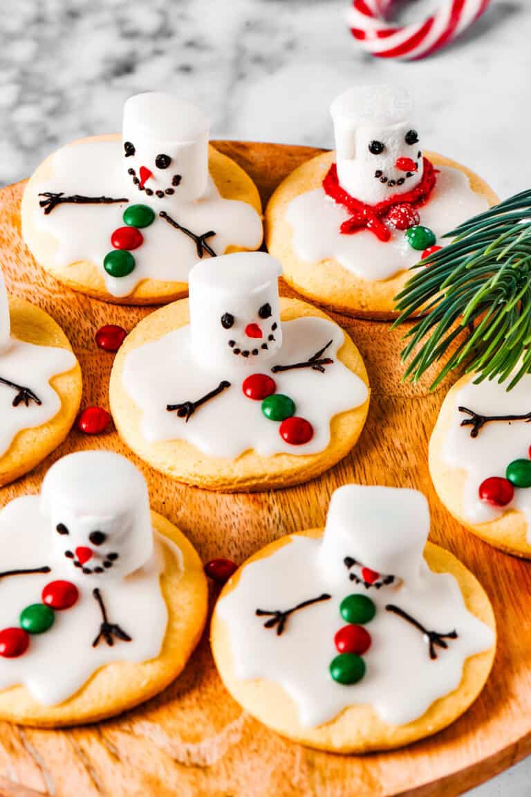 Melted Snowman Cookies