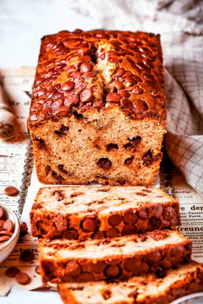 Banana Chocolate Chip Bread | Easy Weeknight Recipes