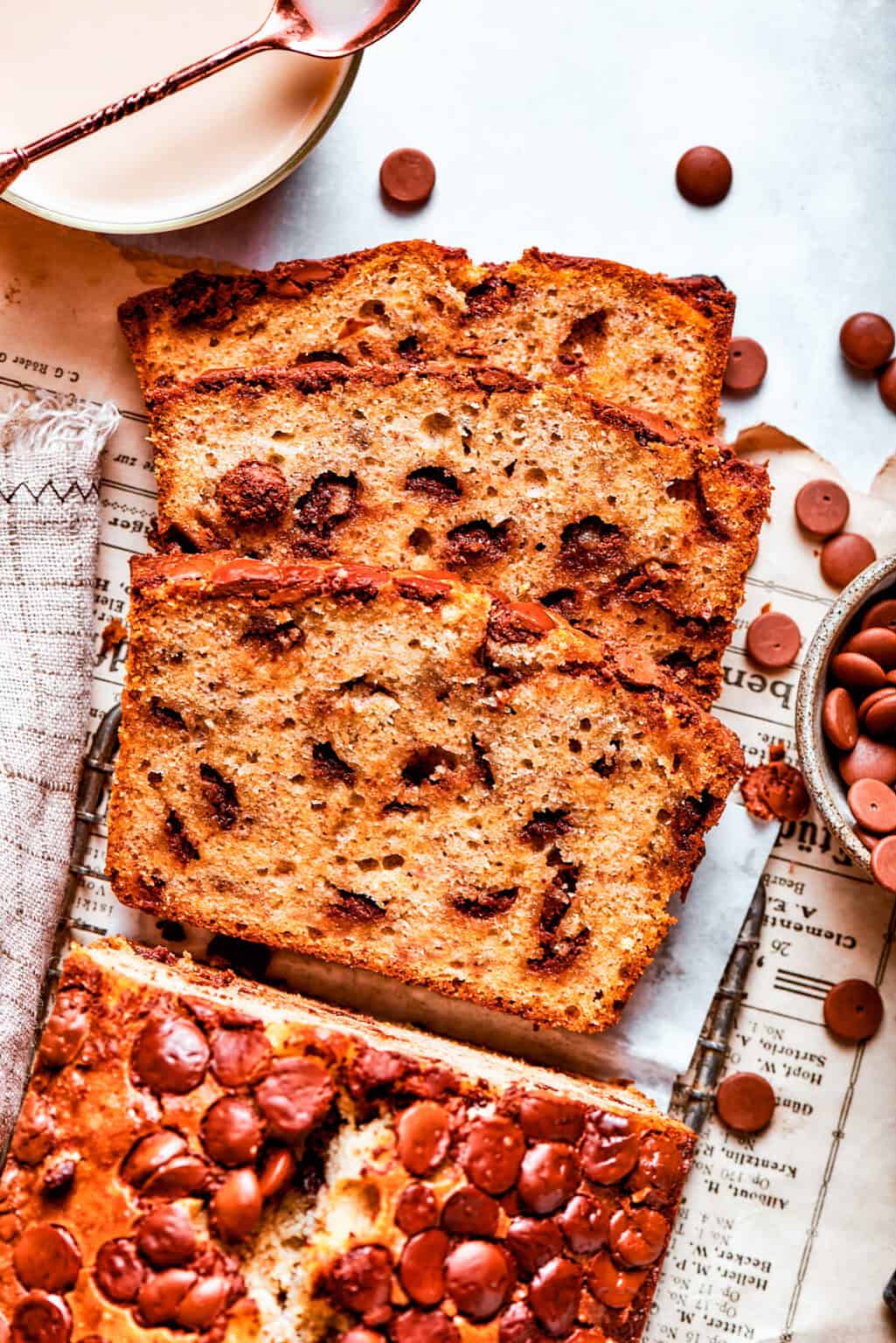 Banana Chocolate Chip Bread | Easy Weeknight Recipes