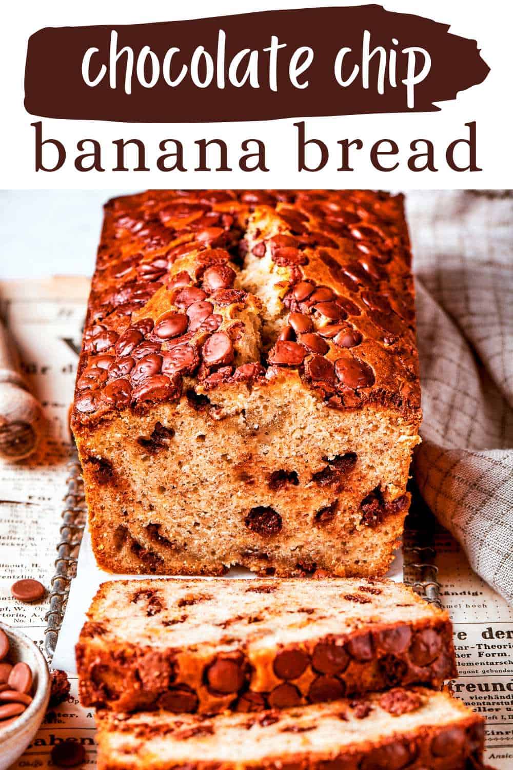 Banana Chocolate Chip Bread | Easy Weeknight Recipes
